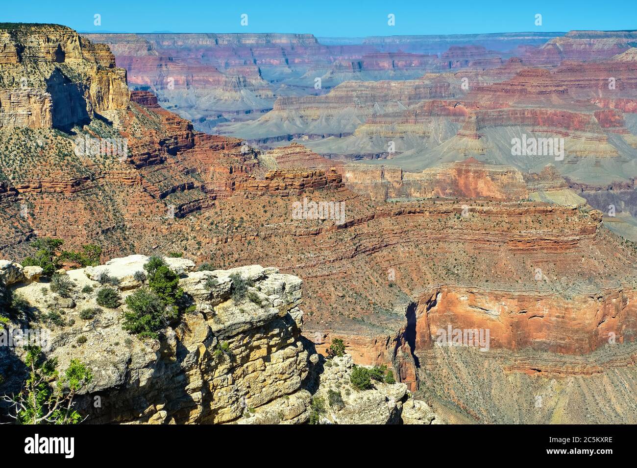 View from the edge of Grand Canyon. USA Stock Photo - Alamy