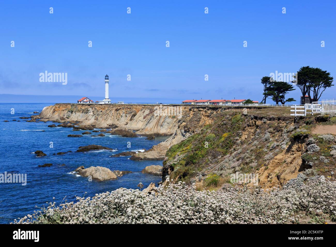 Point Arena Lighthouse,California,USA Stock Photo - Alamy