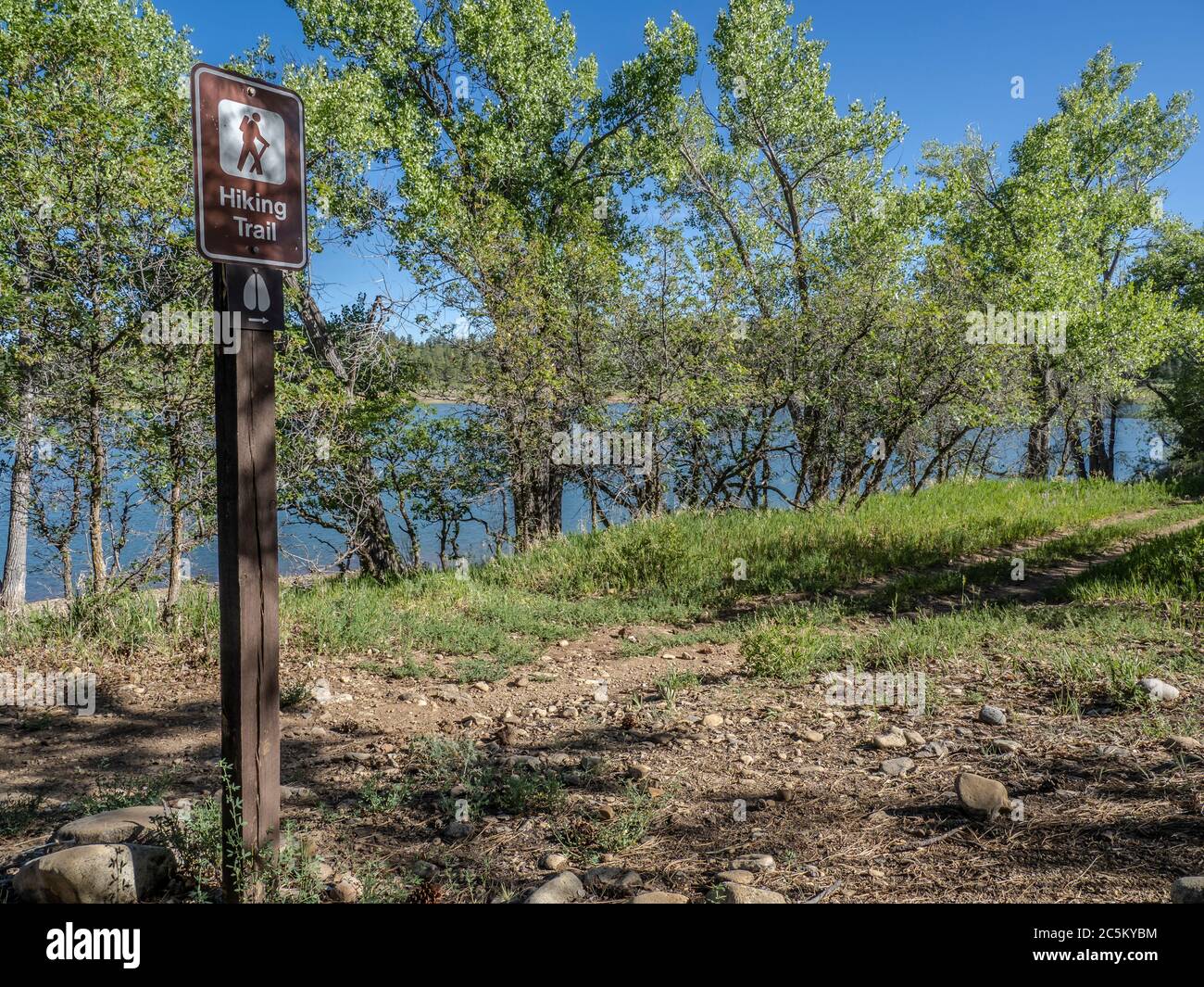 Mule deer trail, Mancos State Park, Mancos, Colorado Stock Photo - Alamy