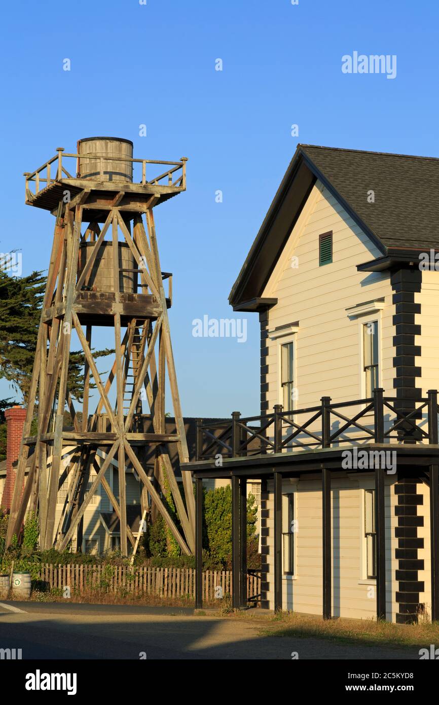 Water Tower in Mendocino,California,USA Stock Photo - Alamy