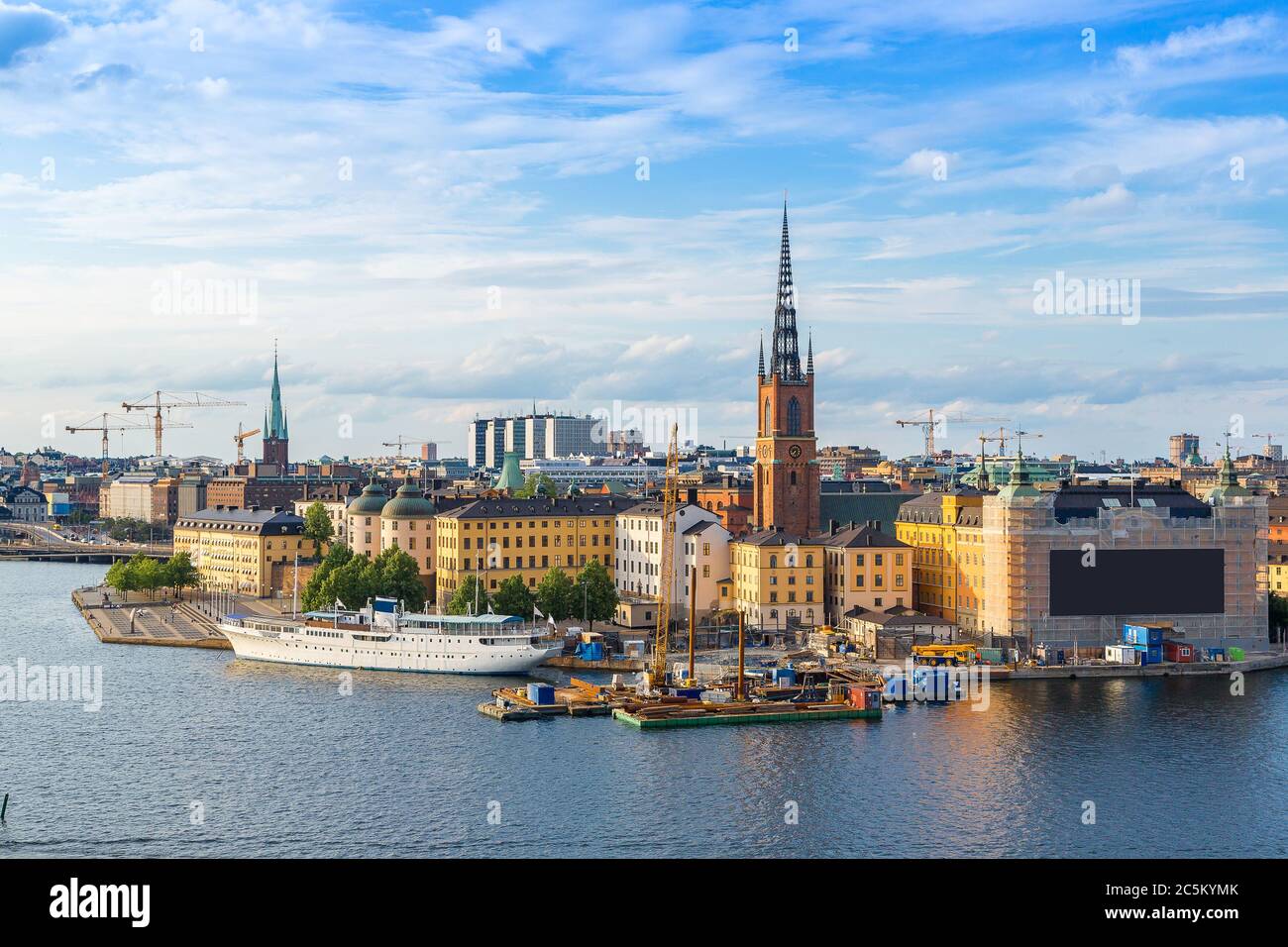 Gamla Stan, the old part of Stockholm, Sweden in a summer day Stock ...