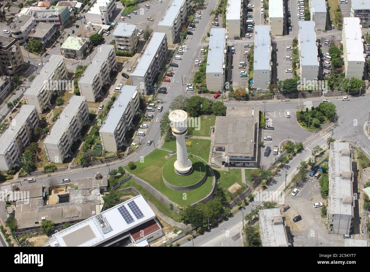 Ariel view of Okinawa, Japan from a helicopter Stock Photo - Alamy