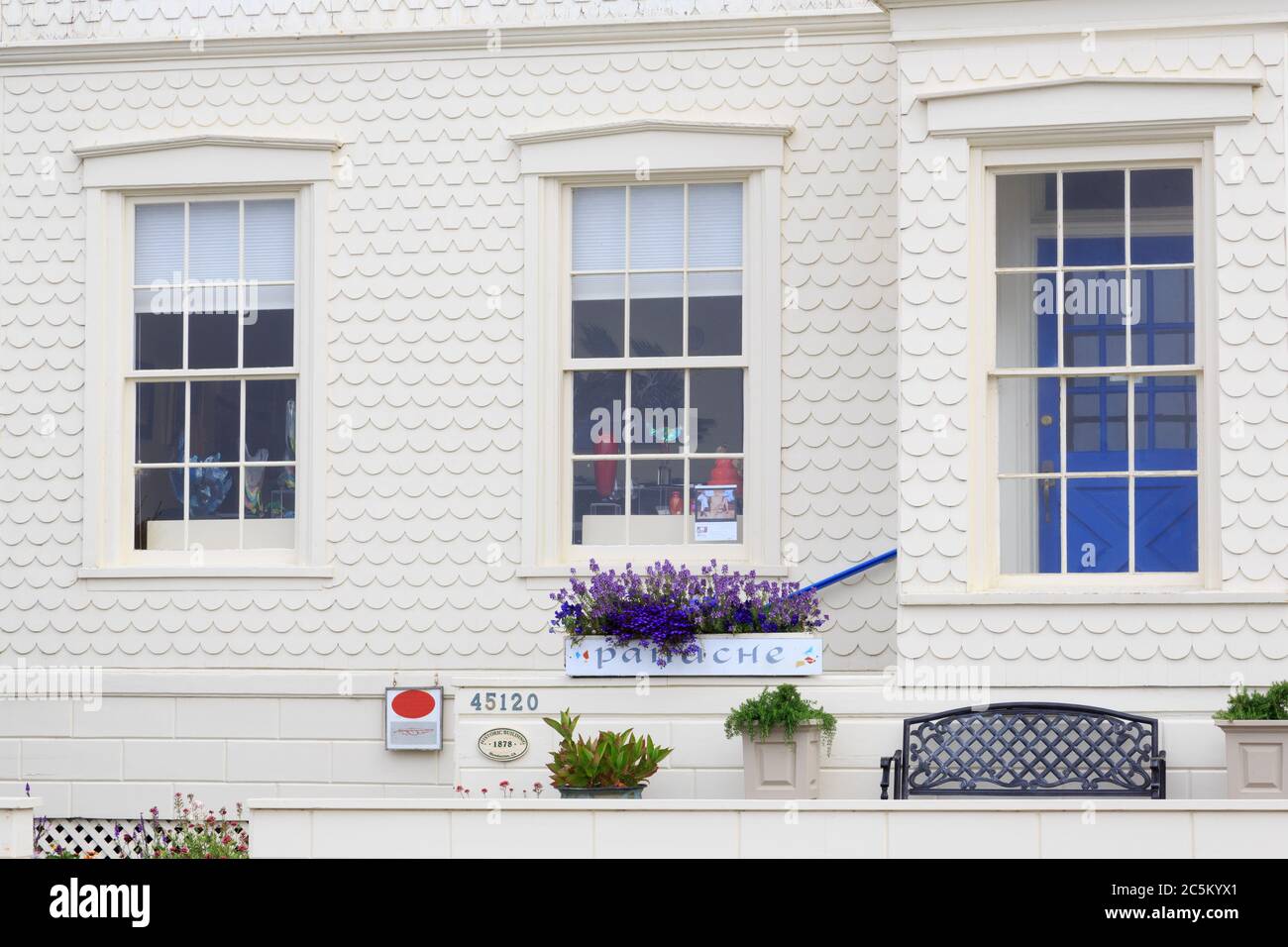 Circa 1878 historic building,Mendocino,California,USA Stock Photo - Alamy