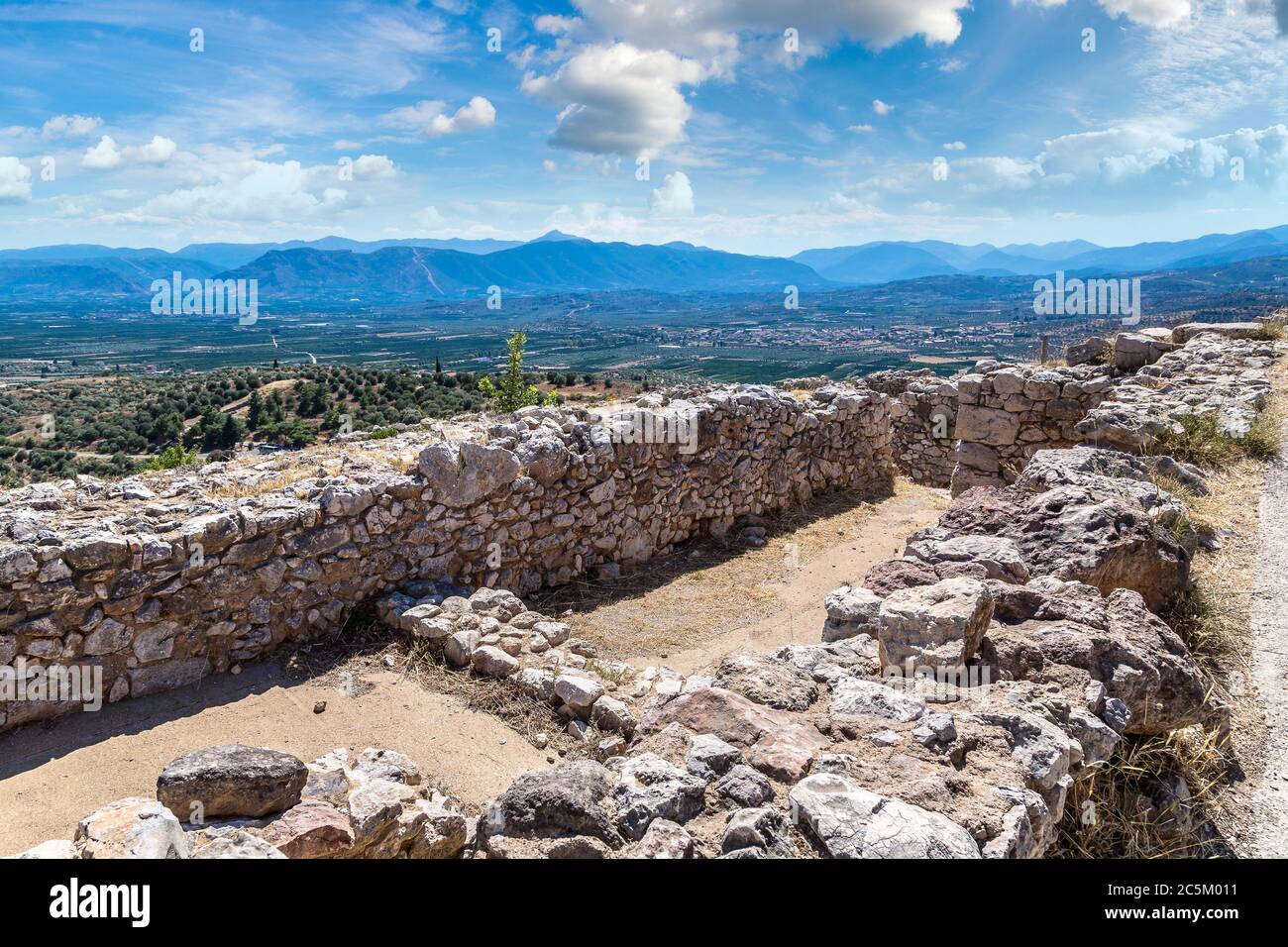Mycenae greece aerial hi-res stock photography and images - Alamy