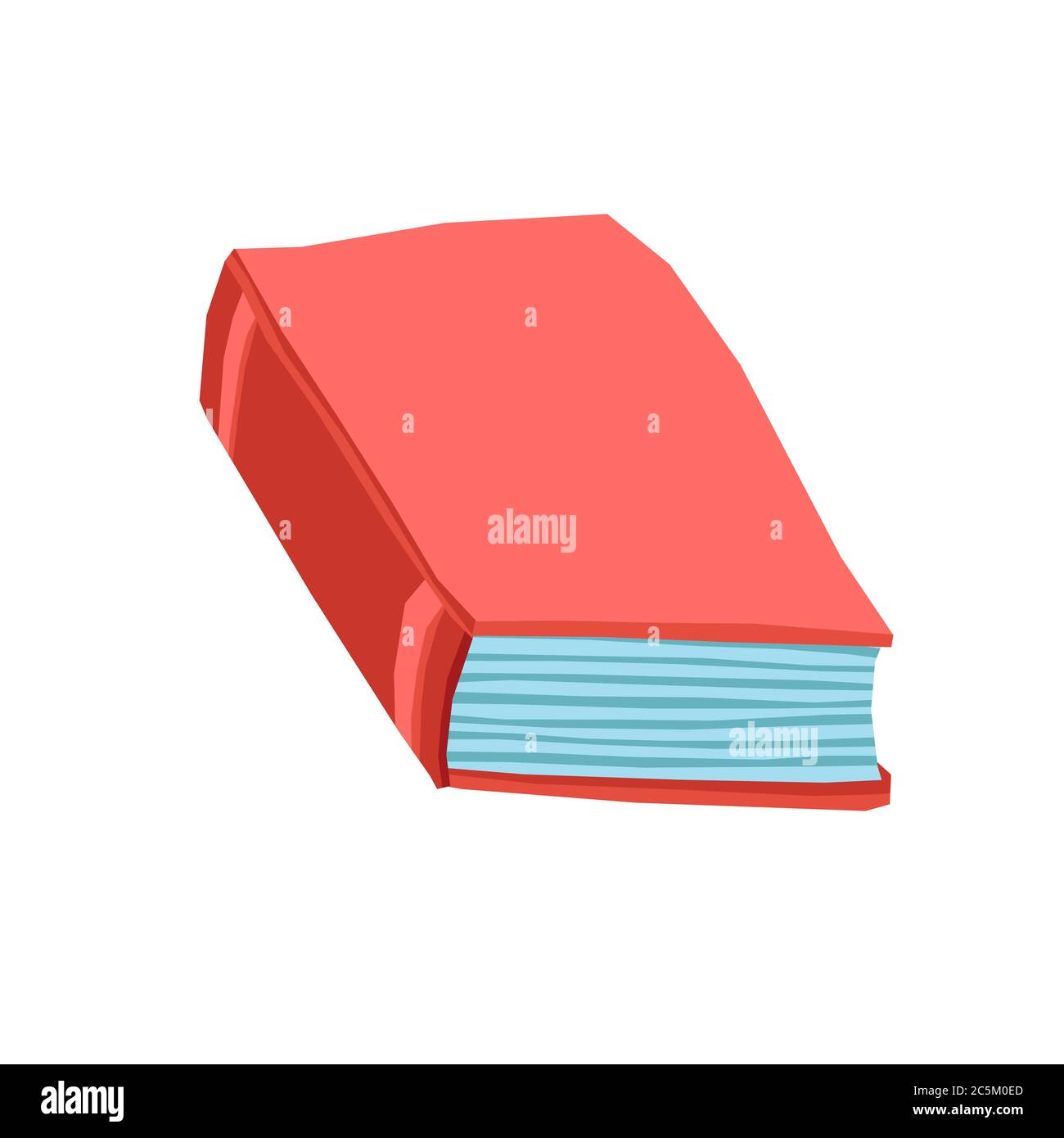 Red book isolated. Vector illustration Stock Vector Image & Art - Alamy