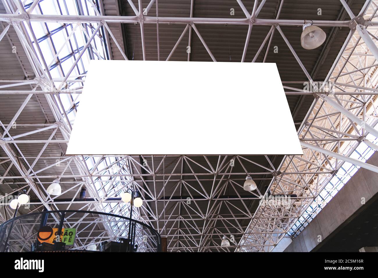 Blank advertising space Stock Photo - Alamy