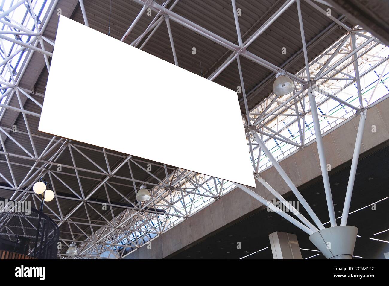 Blank advertising space Stock Photo - Alamy