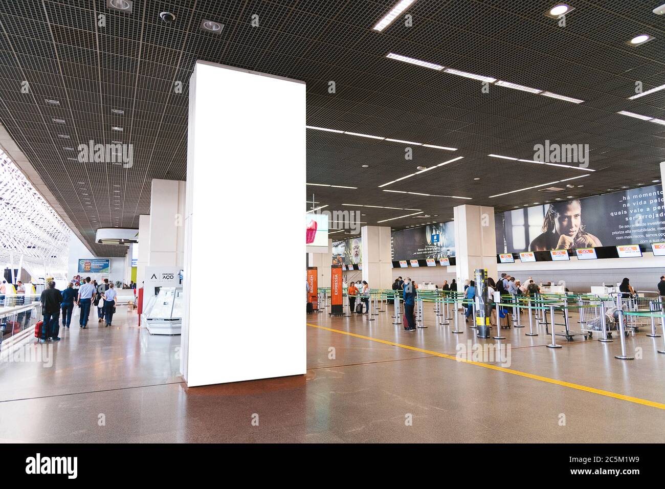Blank advertising space Stock Photo - Alamy
