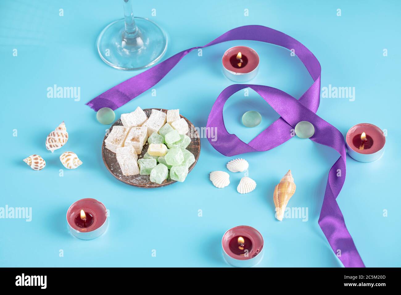 Lokum and candies Stock Photo - Alamy