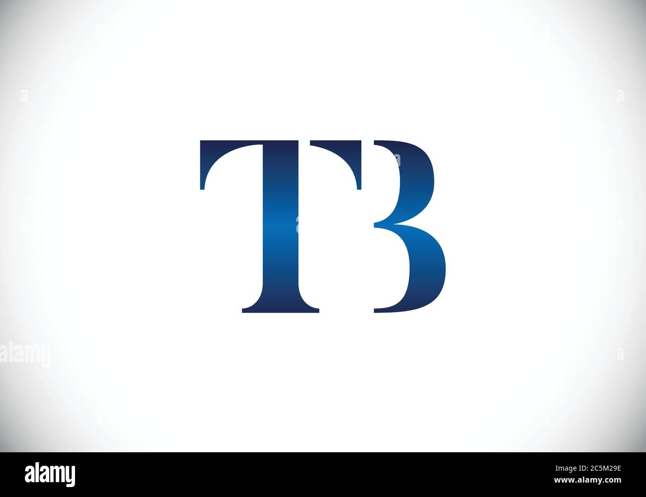 Initial Monogram Letter T B Logo Design Vector Template. T B Letter ...