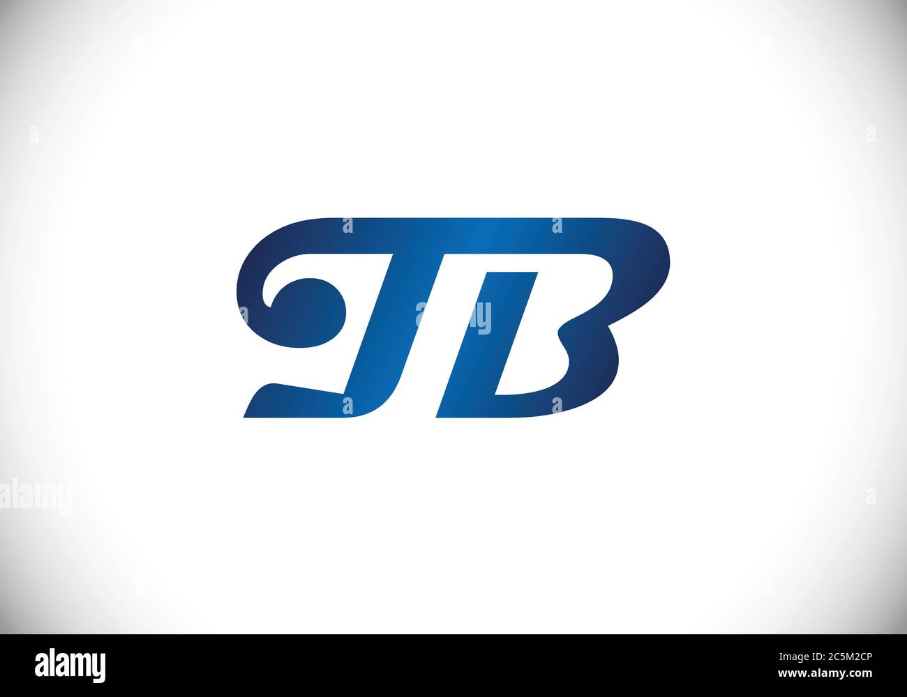 Initial Monogram Letter T B Logo Design Vector Template. T B Letter ...