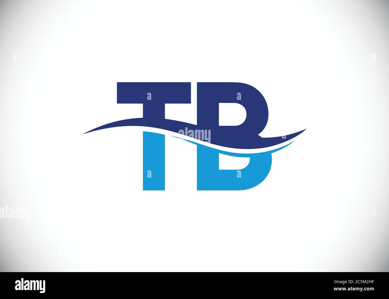 Initial Monogram Letter T B Logo Design Vector Template. T B Letter ...