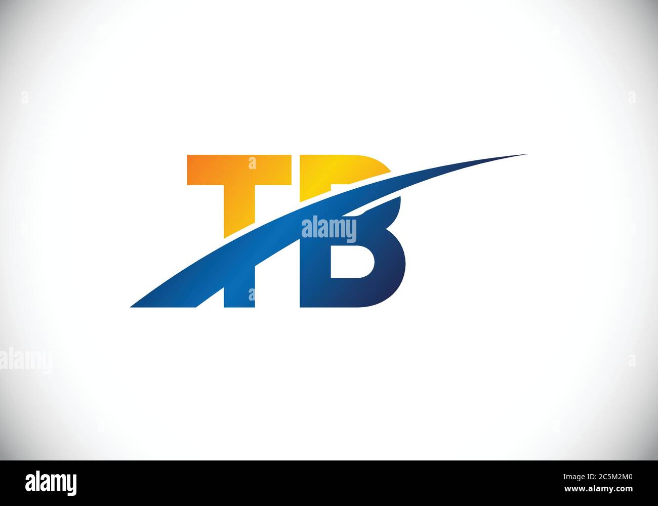 Initial Monogram Letter T B Logo Design Vector Template. T B Letter ...