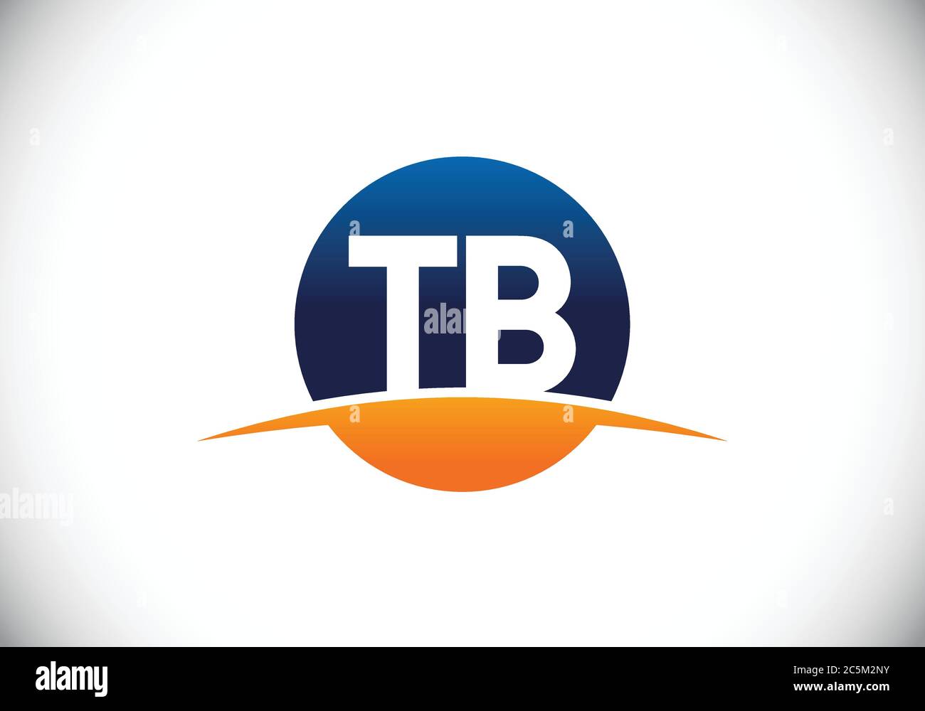 Initial Monogram Letter T B Logo Design Vector Template. T B Letter ...