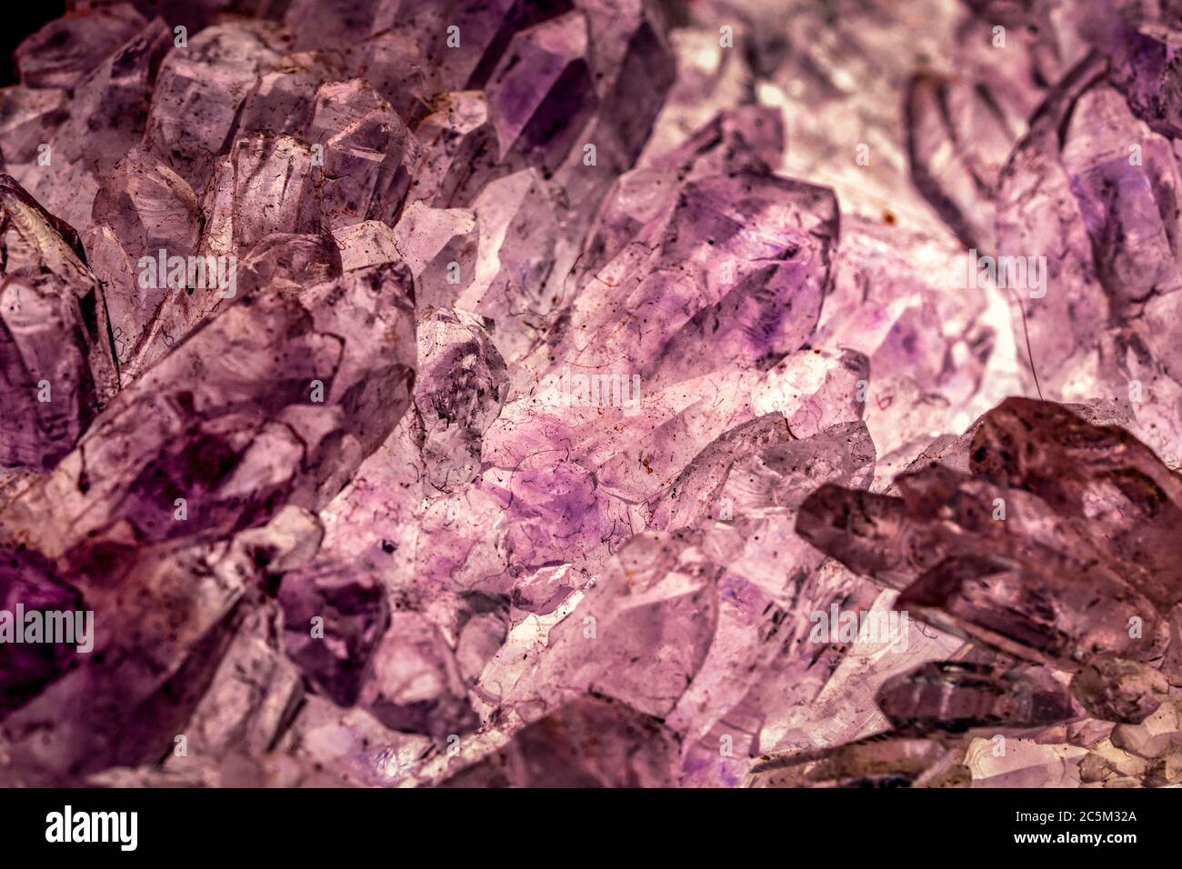 Macro of crystal showing textures Stock Photo - Alamy