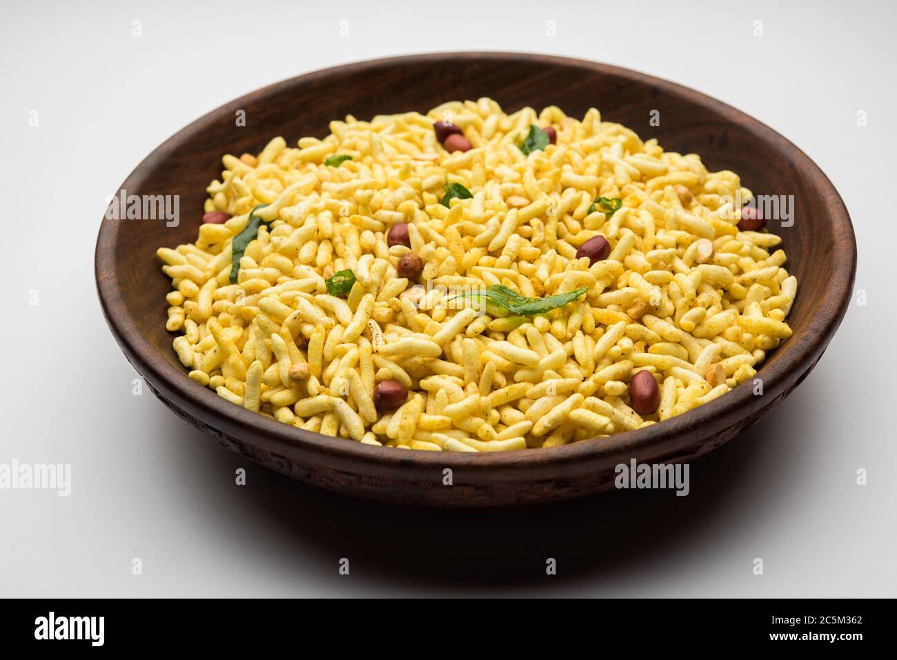 Puffed Rice Chivda is a savory and spicy bhel item made using murmura ...