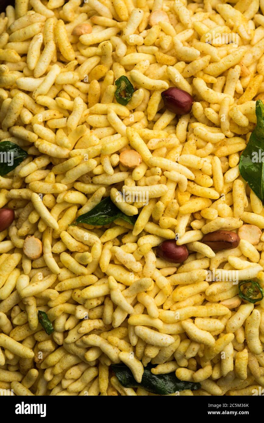 Puffed Rice Chivda is a savory and spicy bhel item made using murmura ...