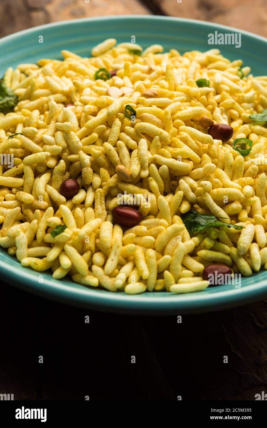 Puffed Rice Chivda is a savory and spicy bhel item made using murmura ...