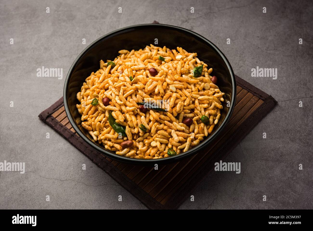 Puffed Rice Chivda is a savory and spicy bhel item made using murmura ...