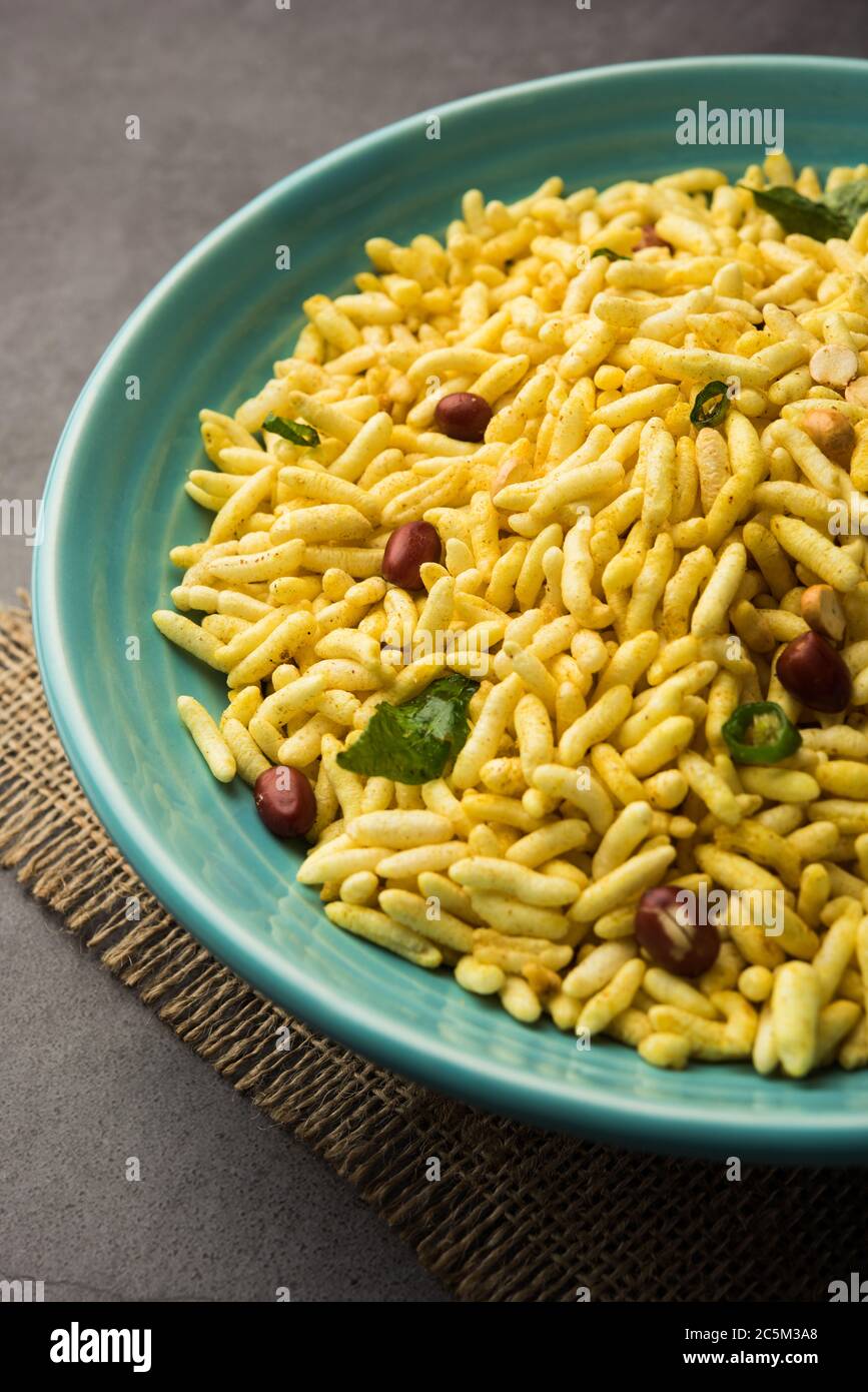 Puffed Rice Chivda is a savory and spicy bhel item made using murmura ...