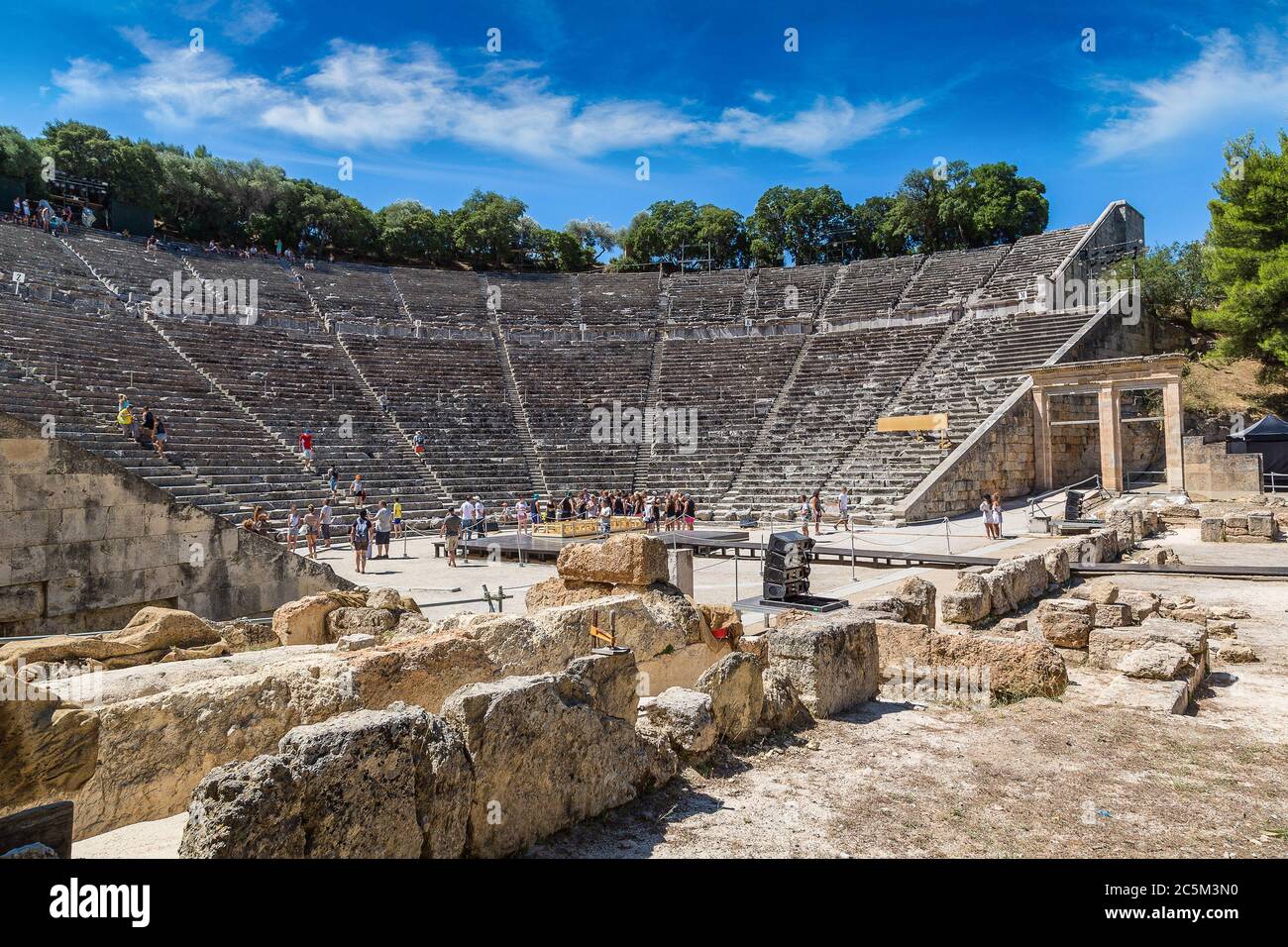 Epidavros theater seats hi-res stock photography and images - Alamy