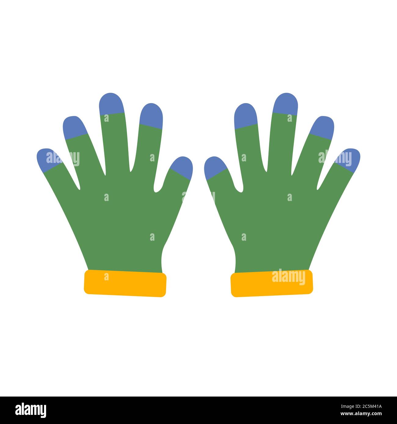 Cartoon hand gloves Cut Out Stock Images & Pictures - Alamy