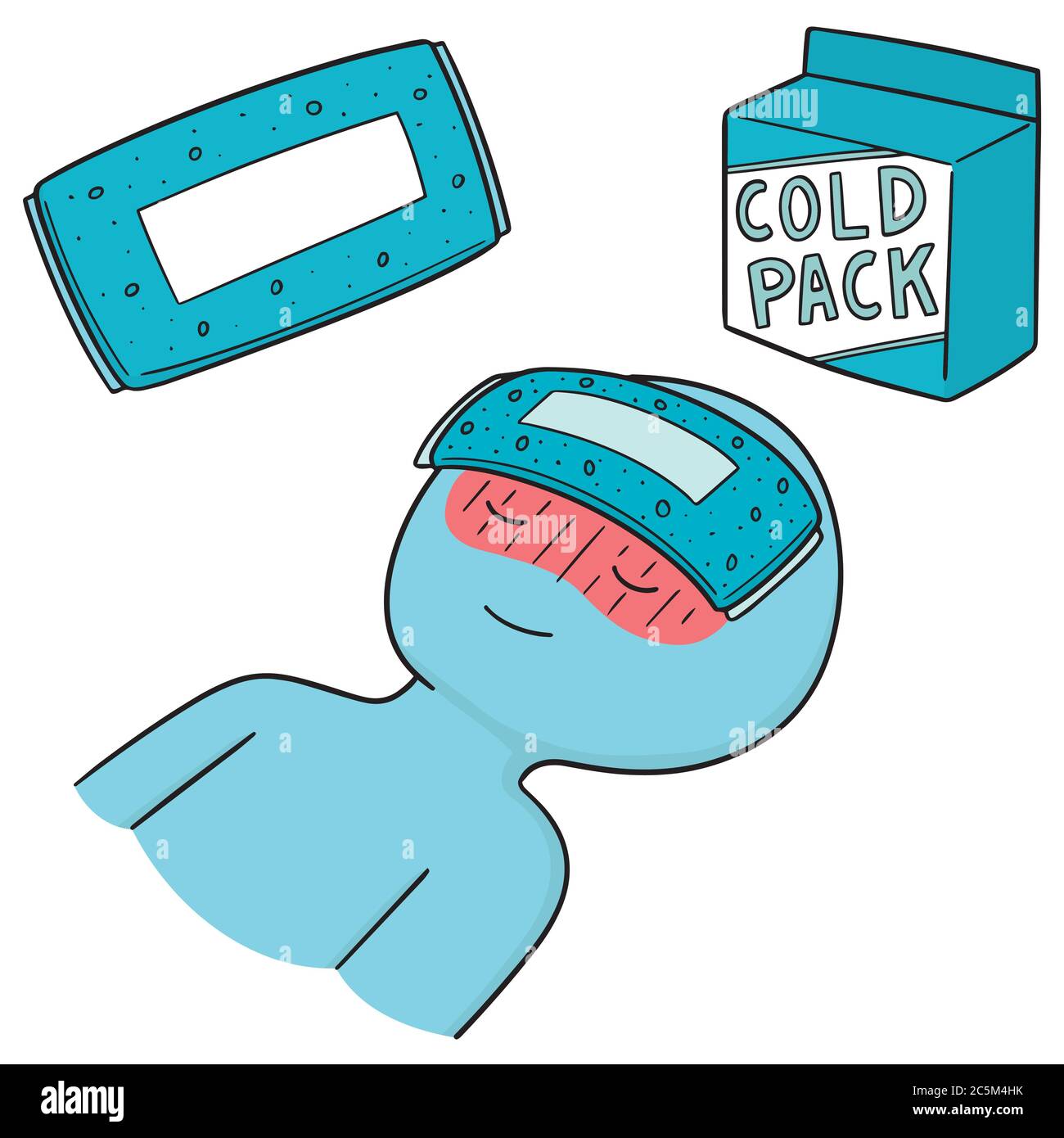 vector set of cold pack Stock Vector Image & Art - Alamy