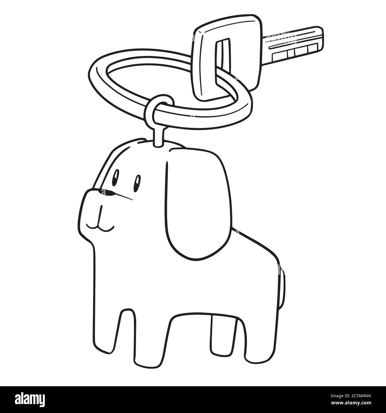 Keychain icon set Black and White Stock Photos & Images - Alamy