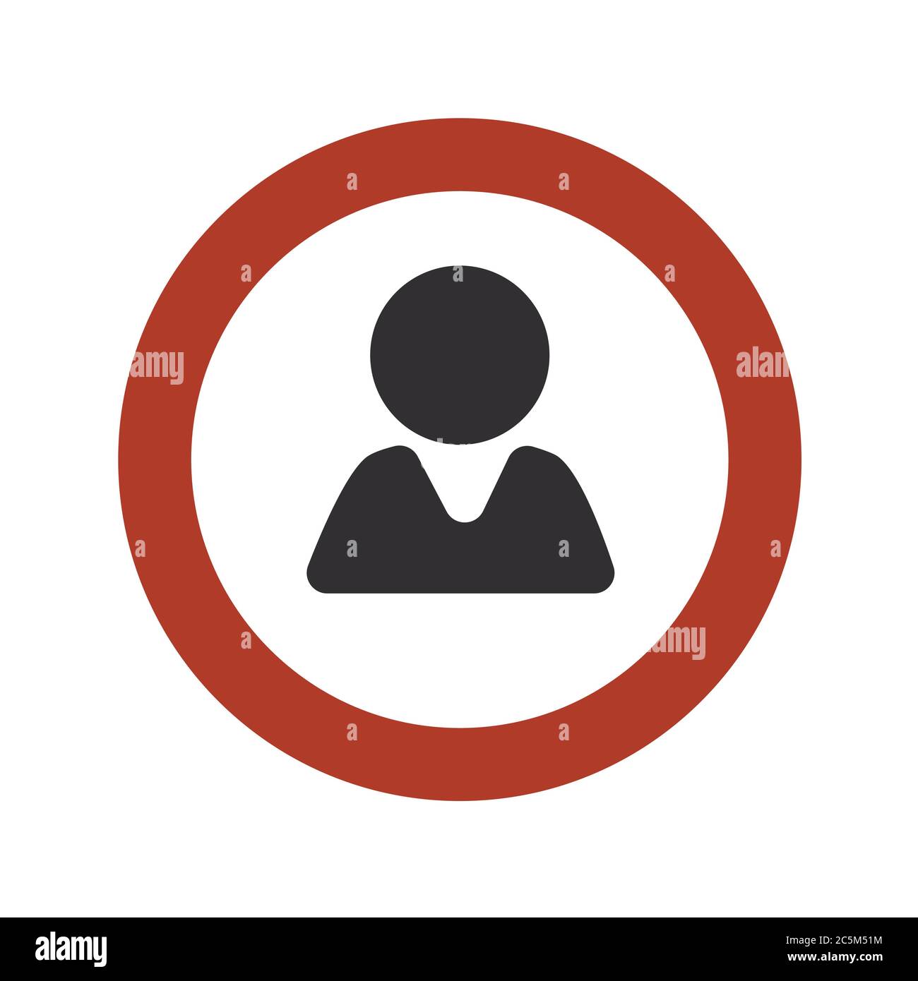 People Icon on white background. Vector illustration in trendy flat ...