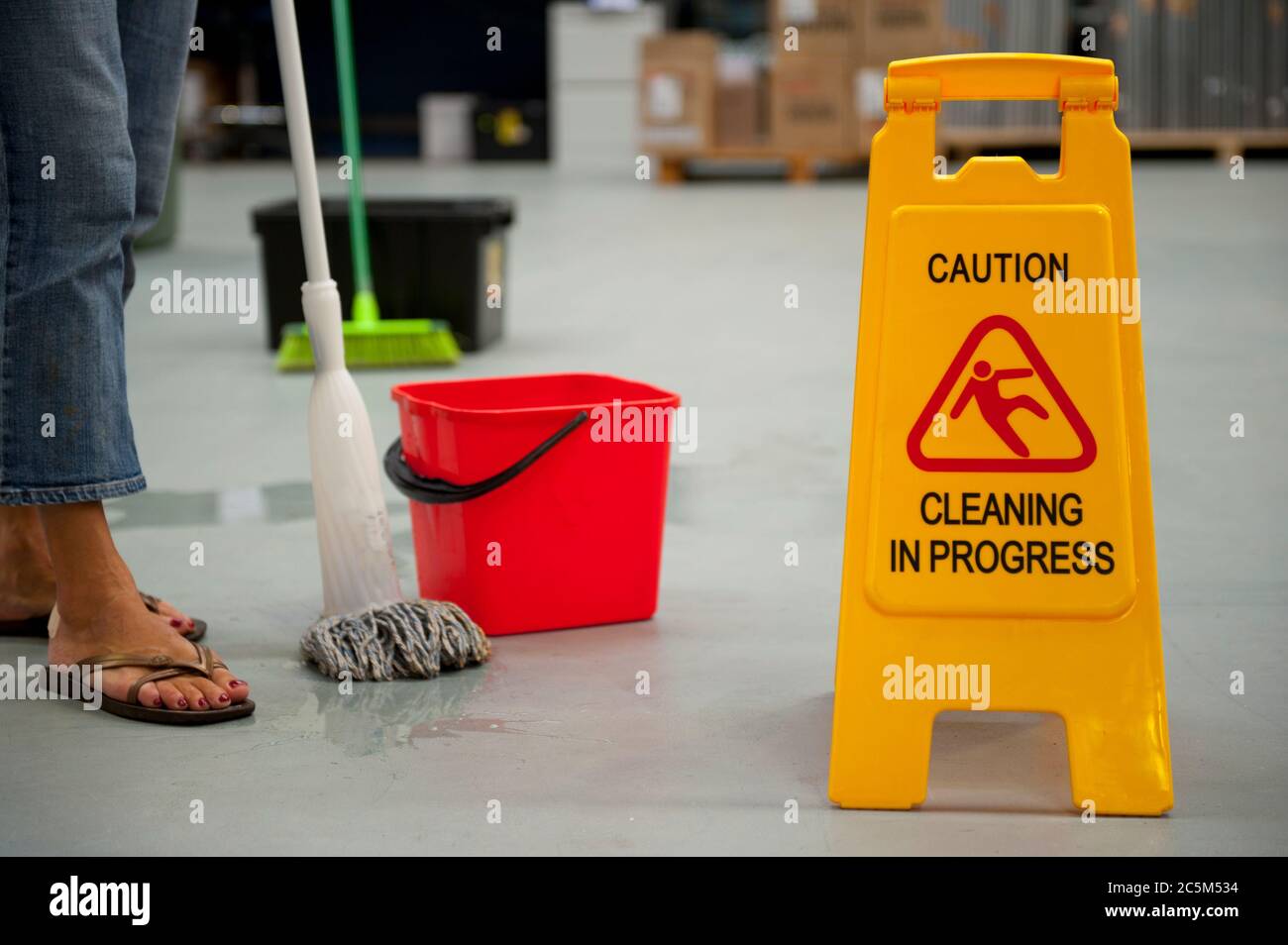 Wet warehouse floor hi-res stock photography and images - Alamy