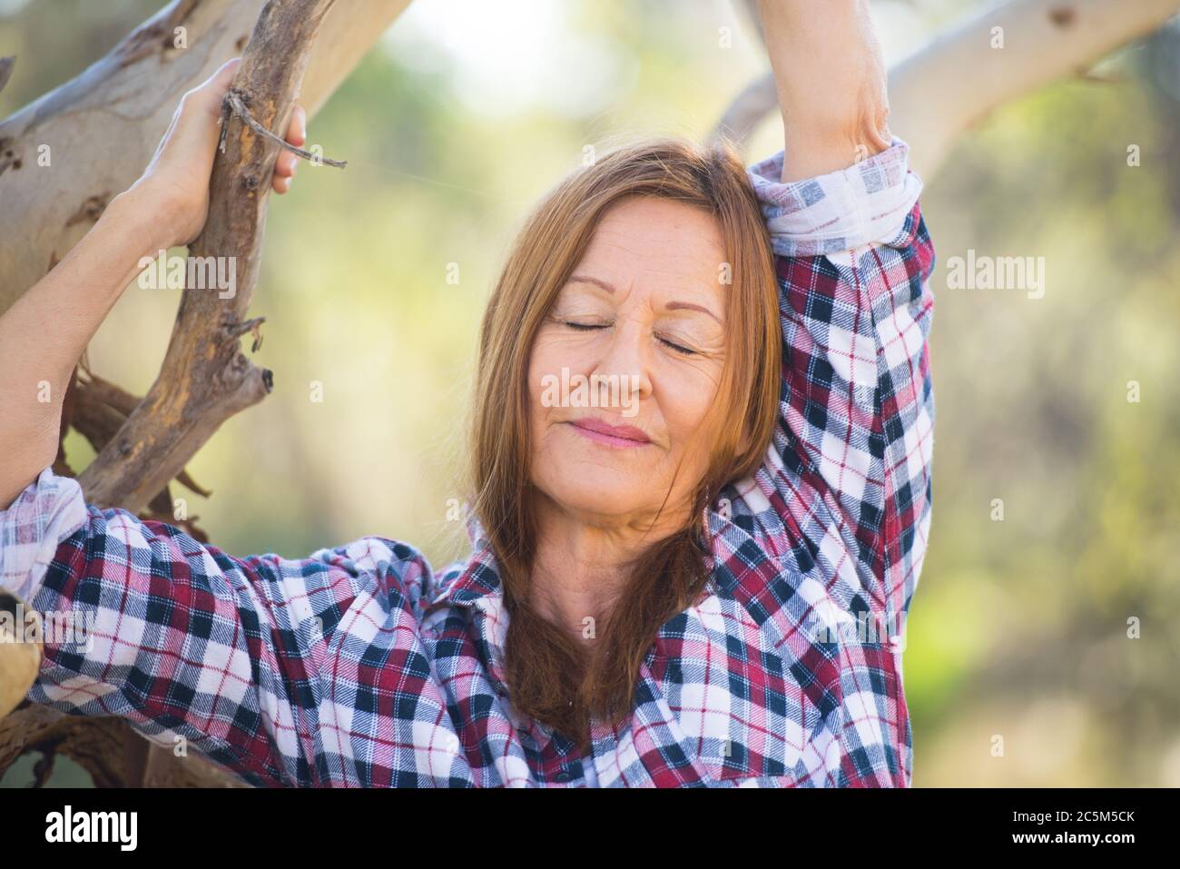 Mature female australia outback hi-res stock photography and images - Alamy