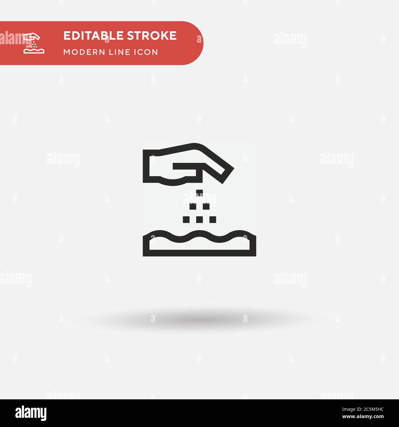 Seeds Simple vector icon. Illustration symbol design template for web ...