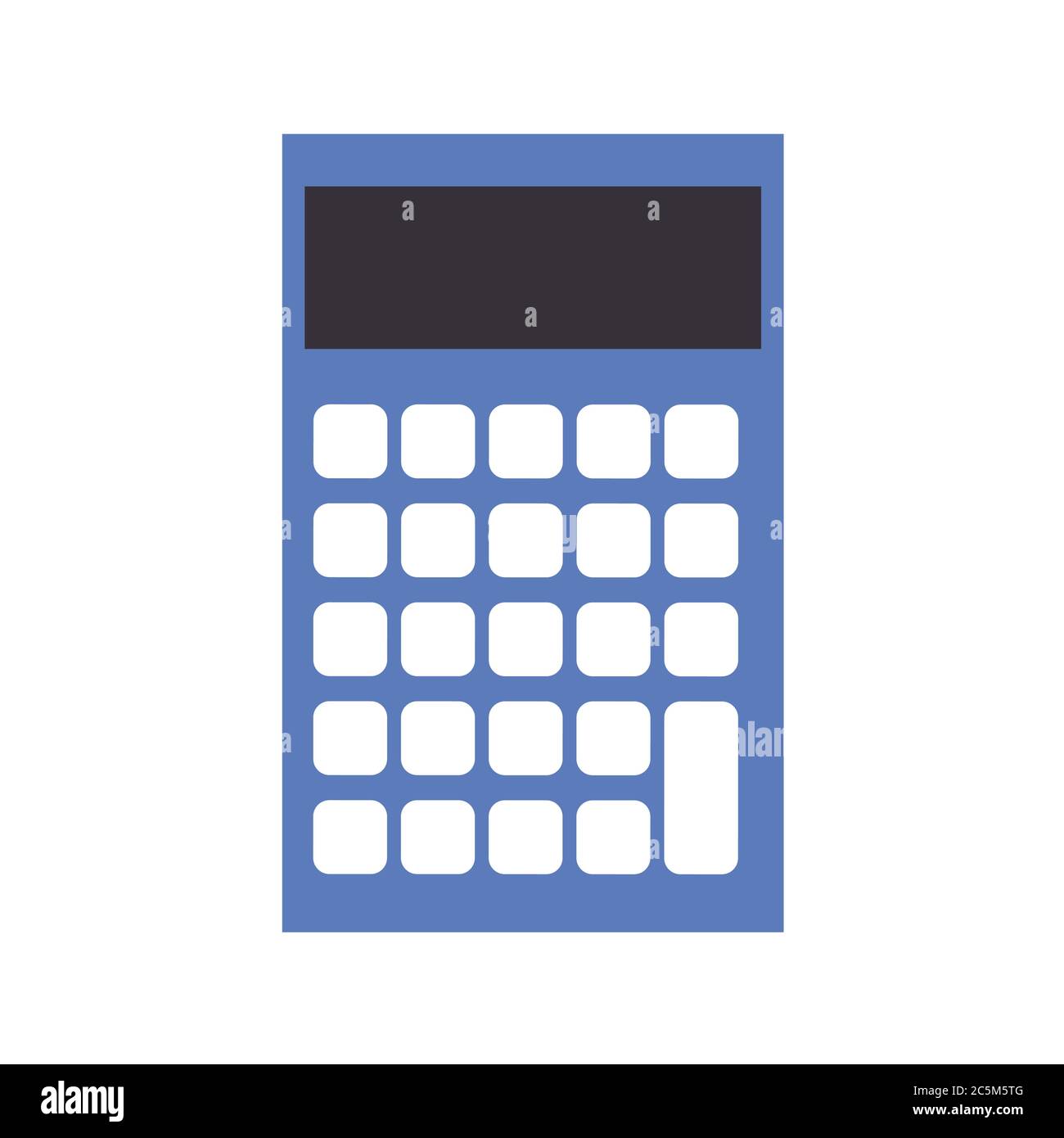 Blue sign calculator symbol icon Stock Vector Images - Alamy