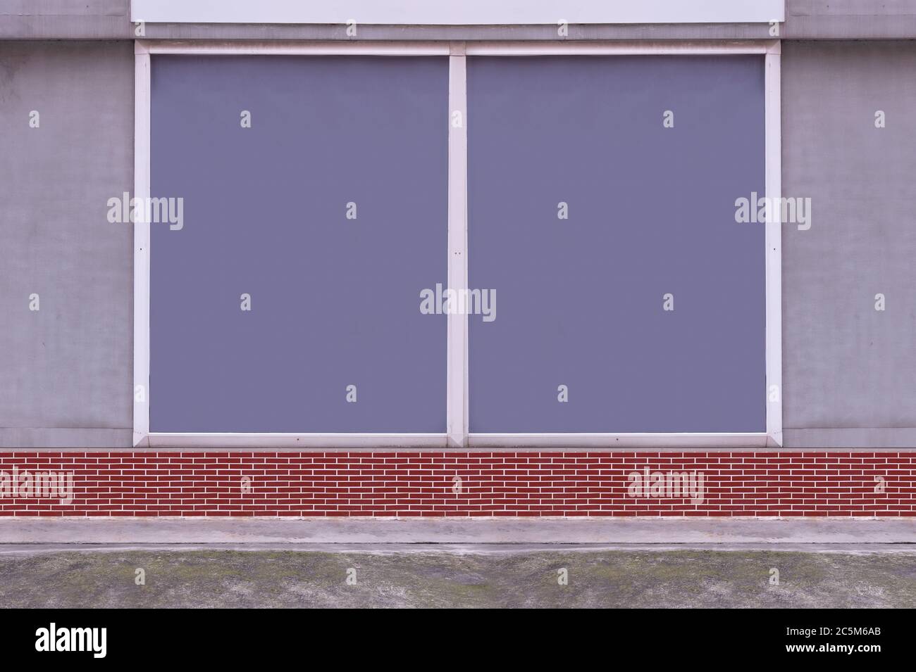 Shop Boutique Store Front with Big Window and Place for Name Stock ...