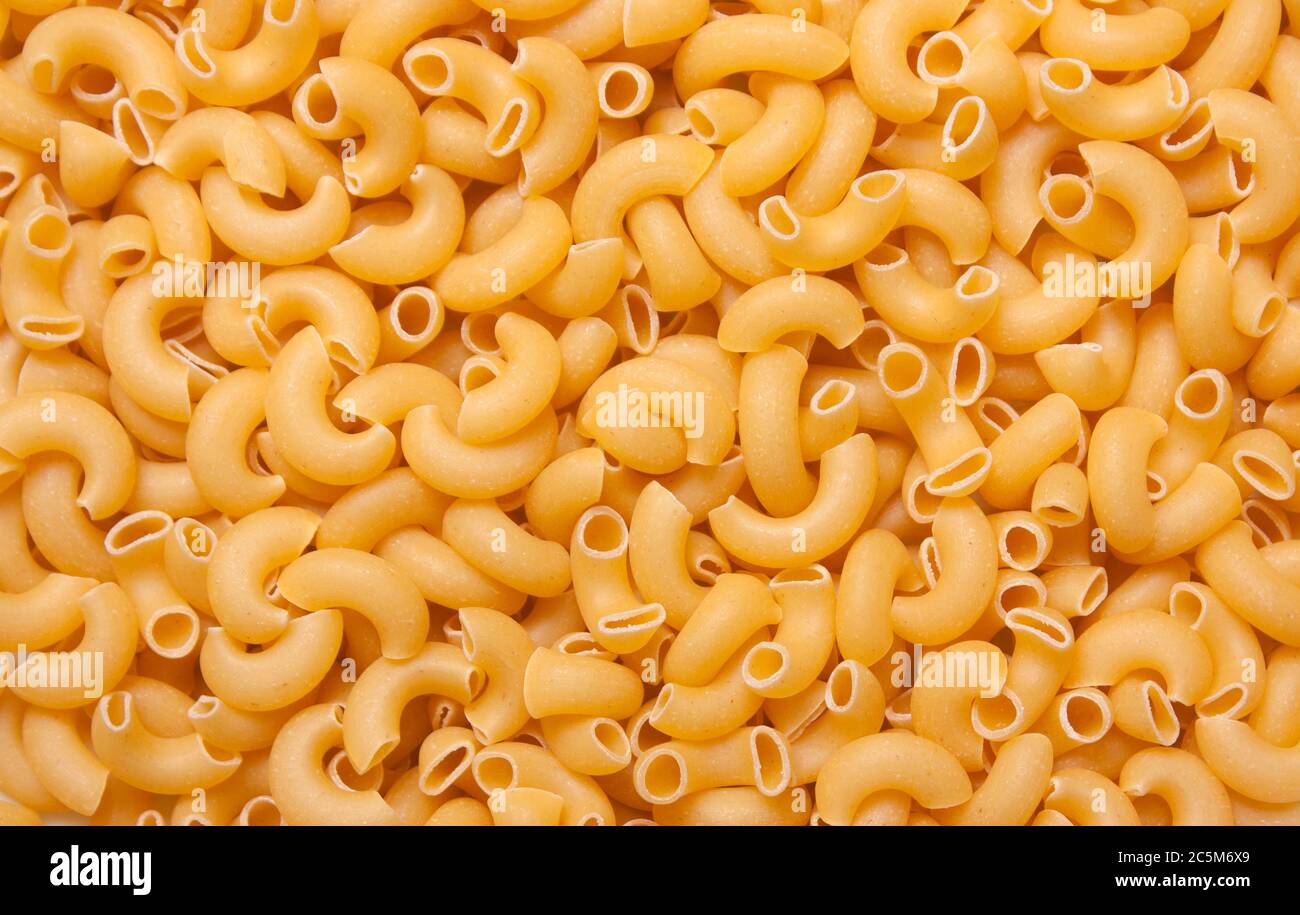 Macaroni Pasta Elbows Stock Photo - Alamy