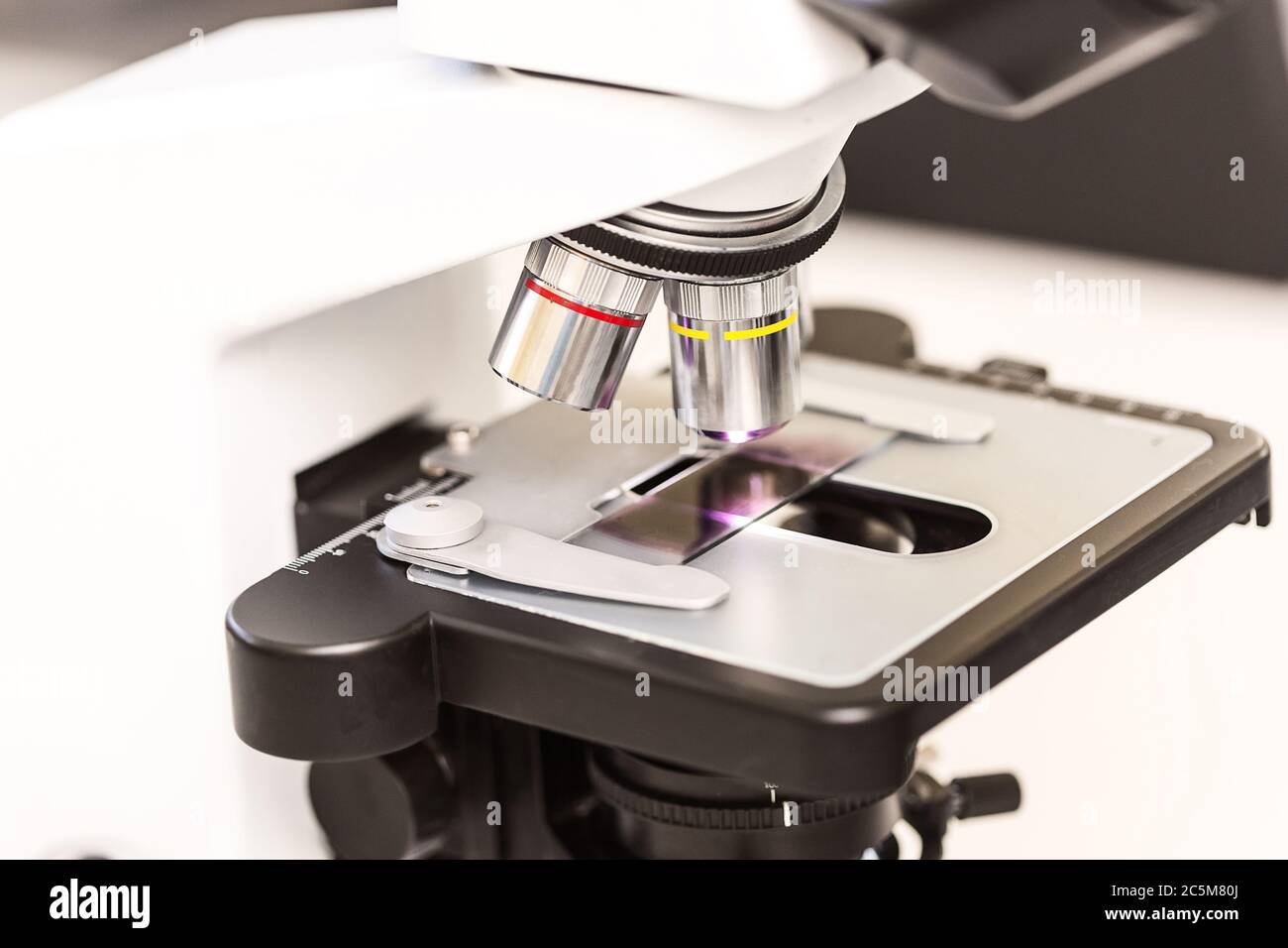 Medical equipment. microscope Stock Photo - Alamy