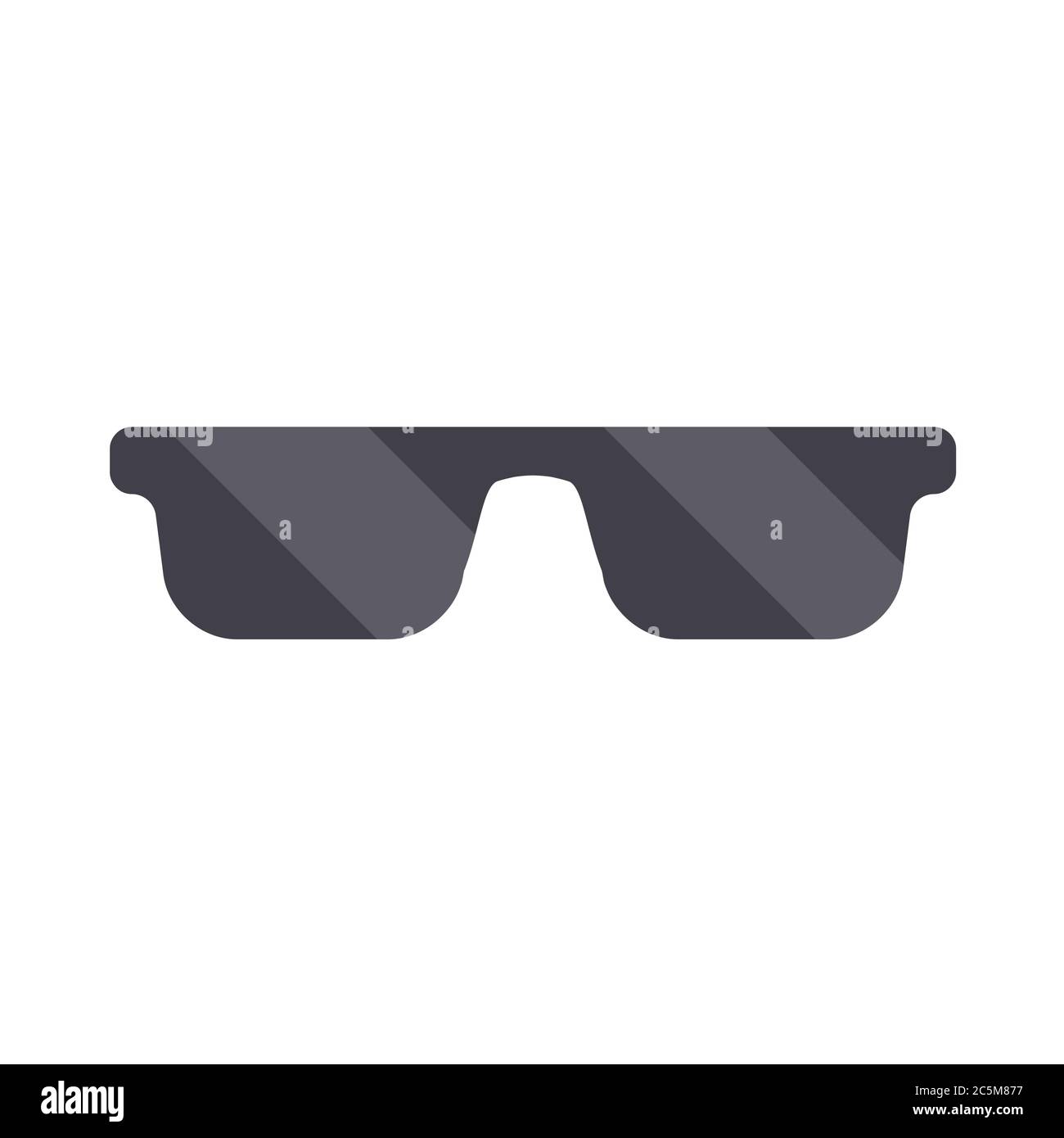 Man glasses. Vector illustration EPS 10 in trendy flat style isolated ...
