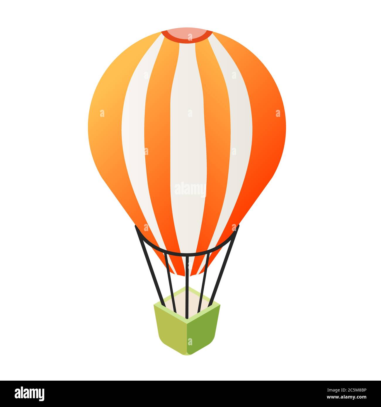 Hot Air Balloon vector illustration graphic. EPS 10 Stock Vector Image ...