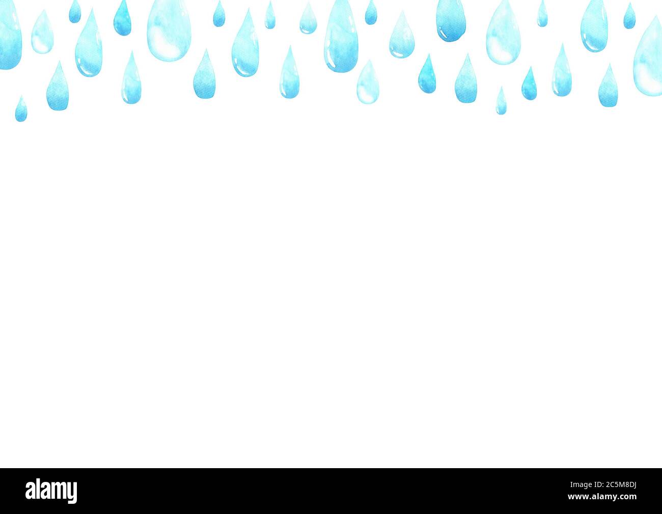 Raindrop Clip Art Border