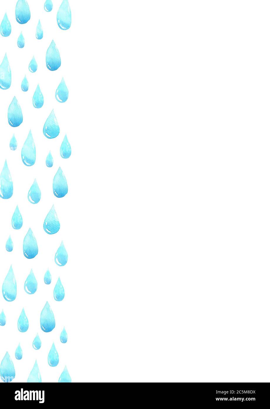 Raindrop Clip Art Border