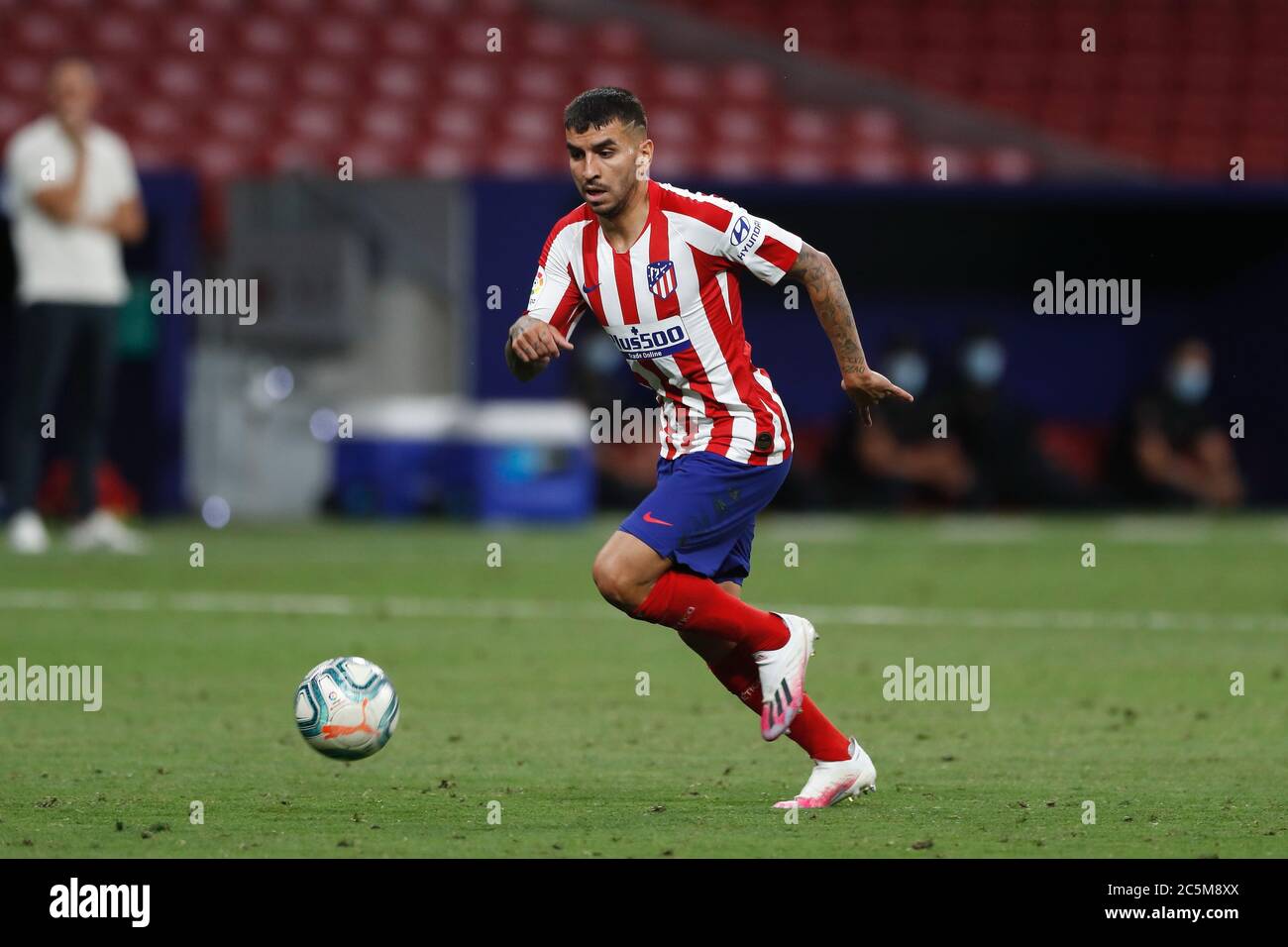 Madrid, Spain. 3rd July, 2020. Angel Correa (Atletico) Football/Soccer ...