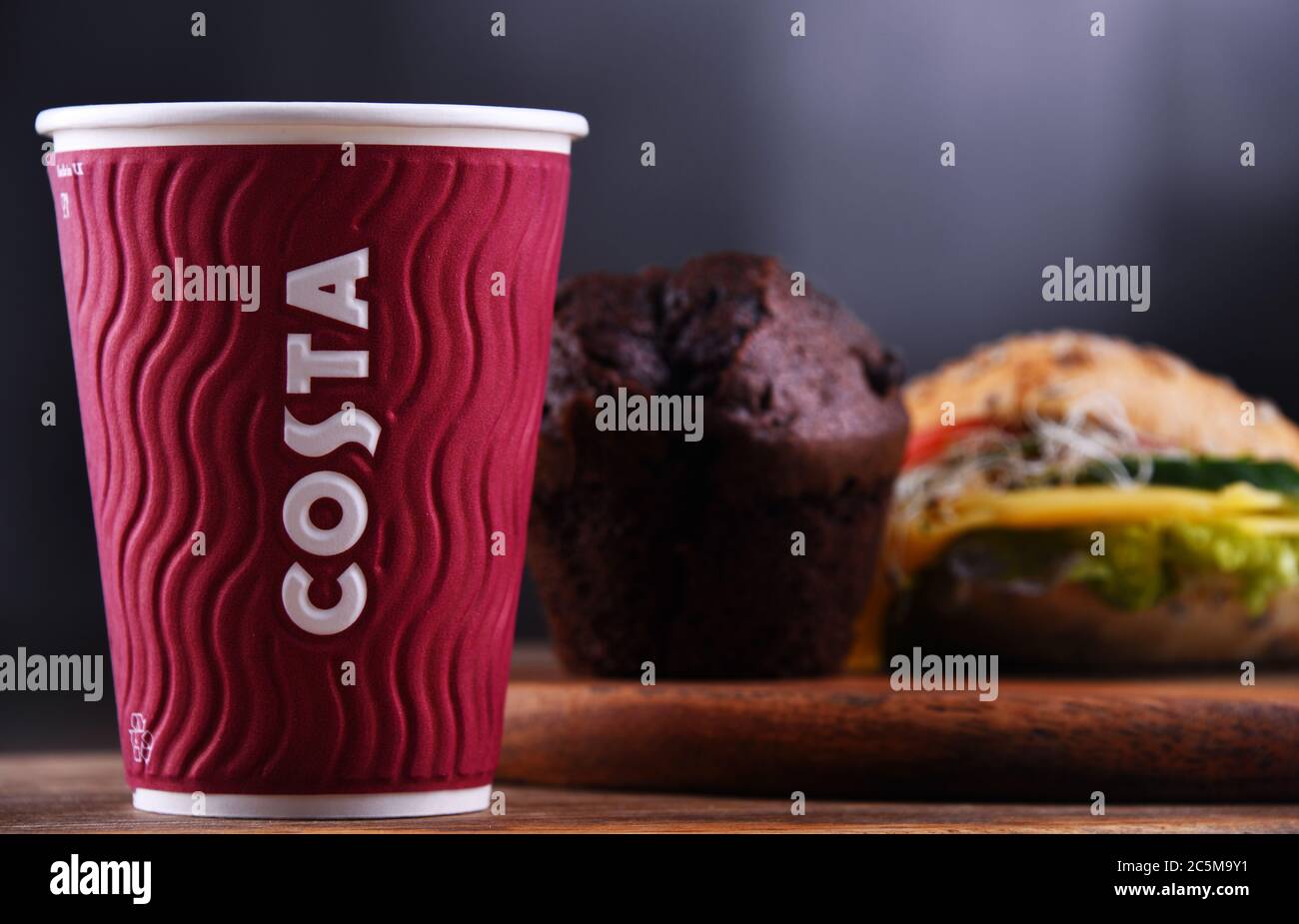 Costa coffee cup muffin hi-res stock photography and images - Alamy