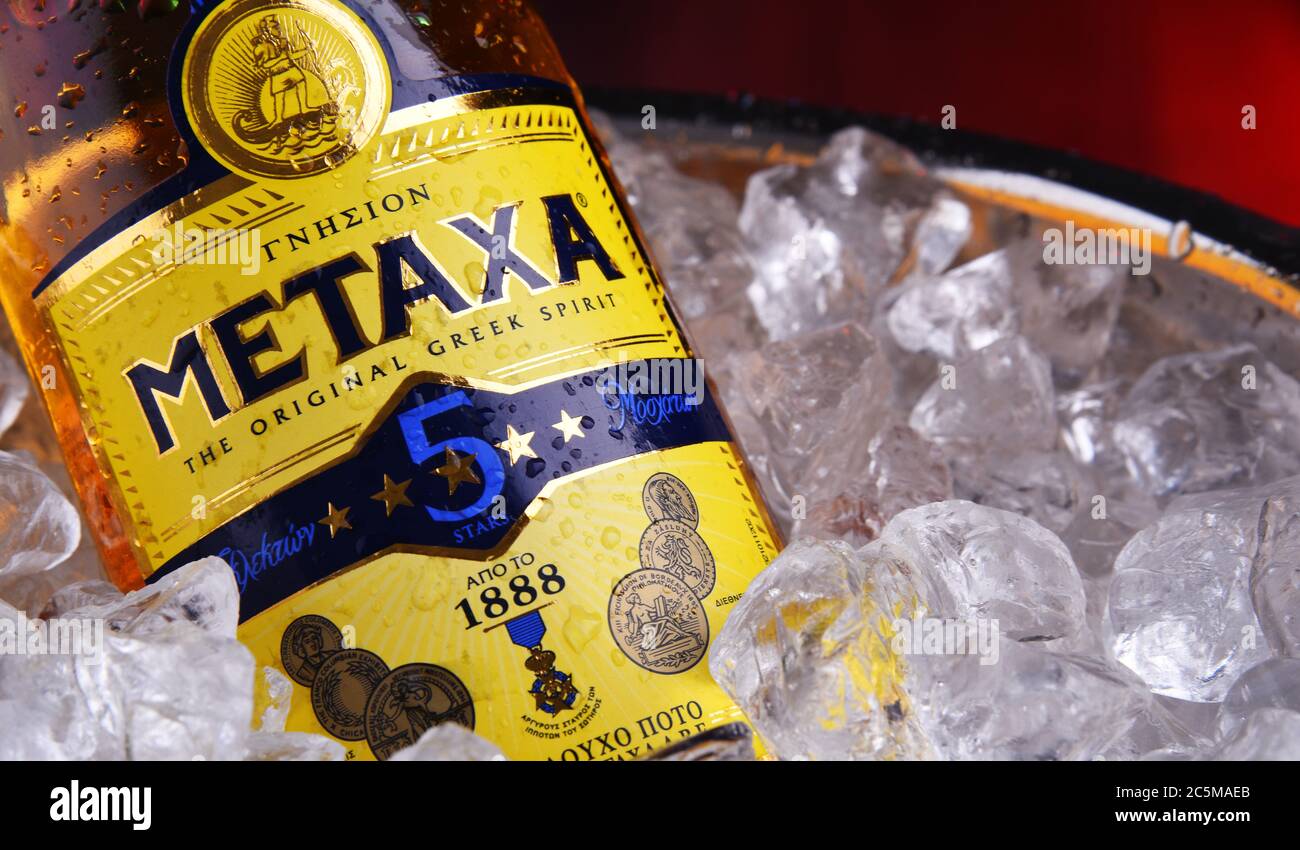 Metaxa logo hi-res stock photography and images - Alamy