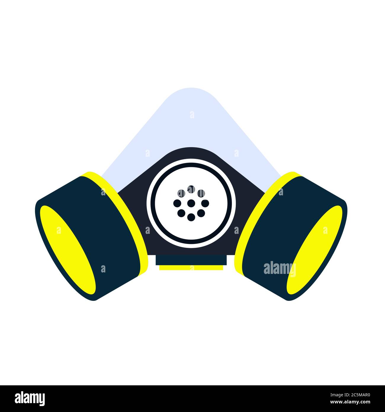 Respiratory Mask for painting works. Vector illustration Stock Vector ...