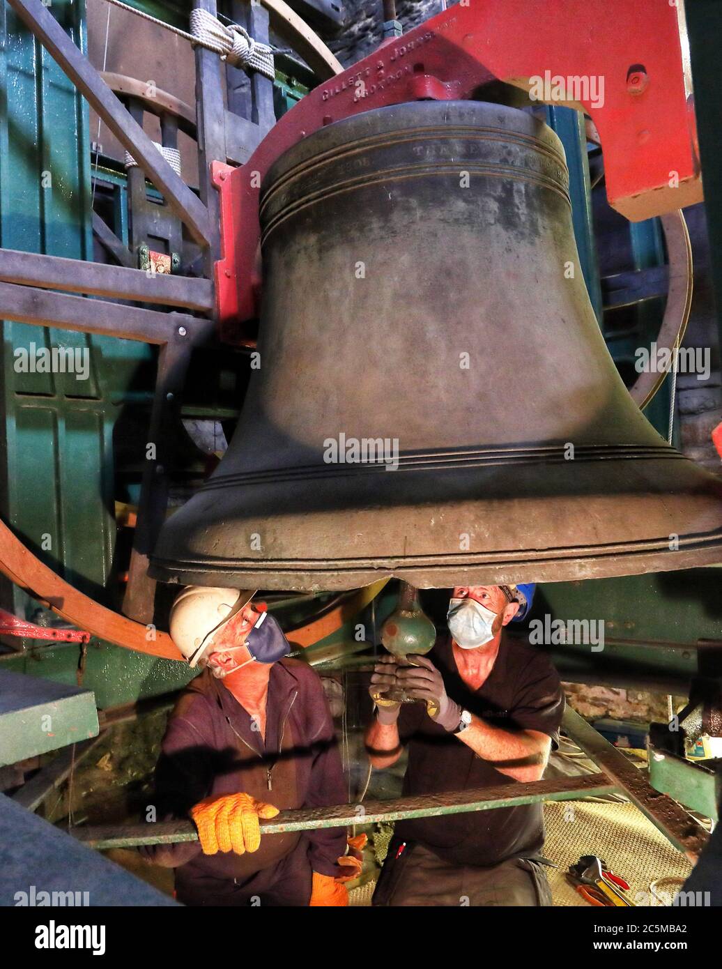Day one hundred and two of lockdown and these bell ringers are checking ...