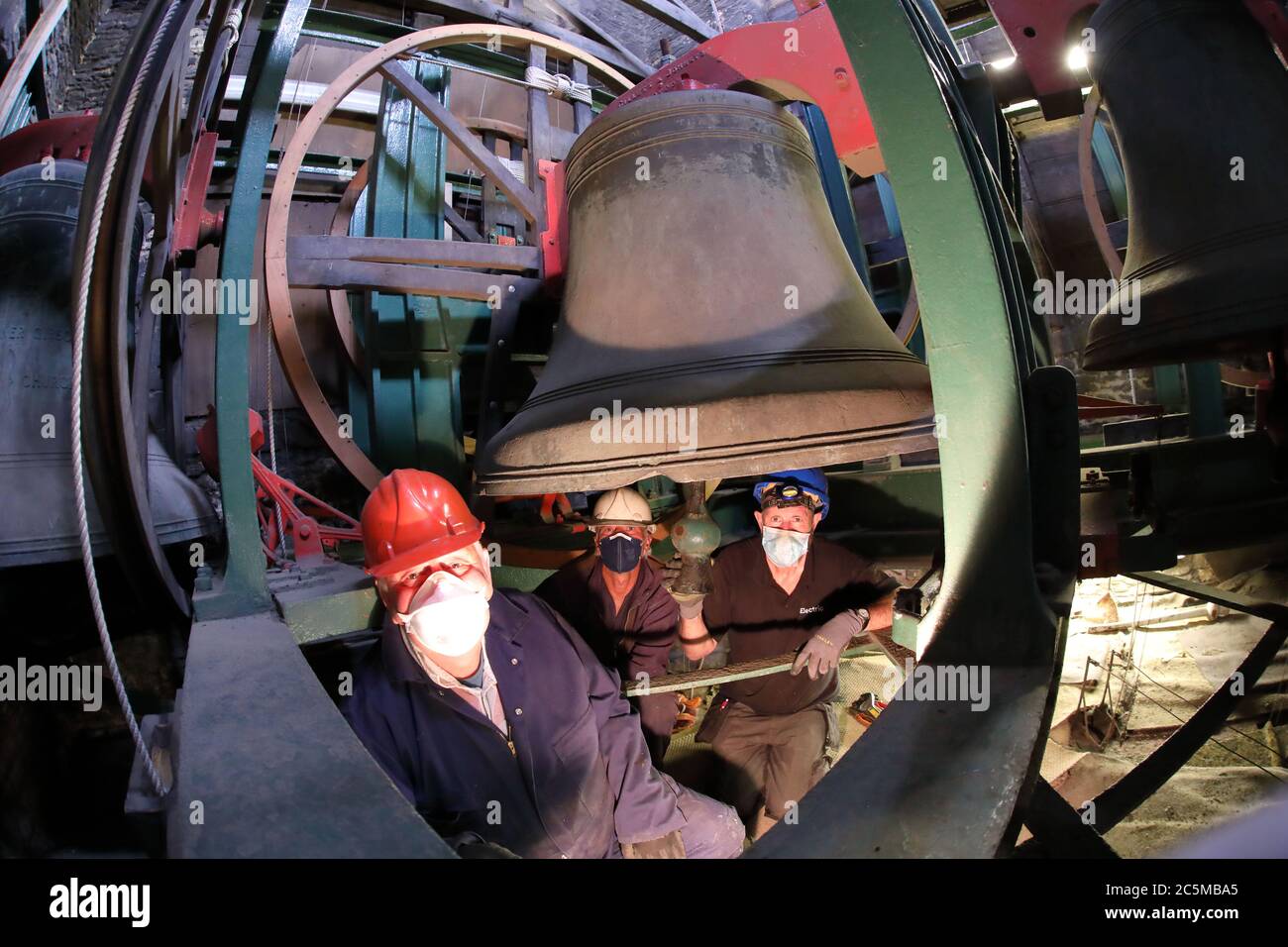 Day one hundred and two of lockdown and these bell ringers are checking ...