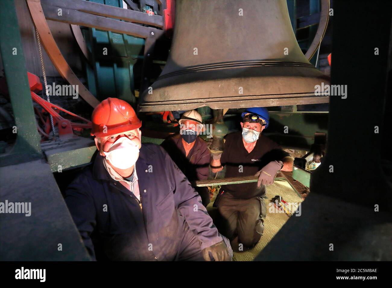 Day one hundred and two of lockdown and these bell ringers are checking ...