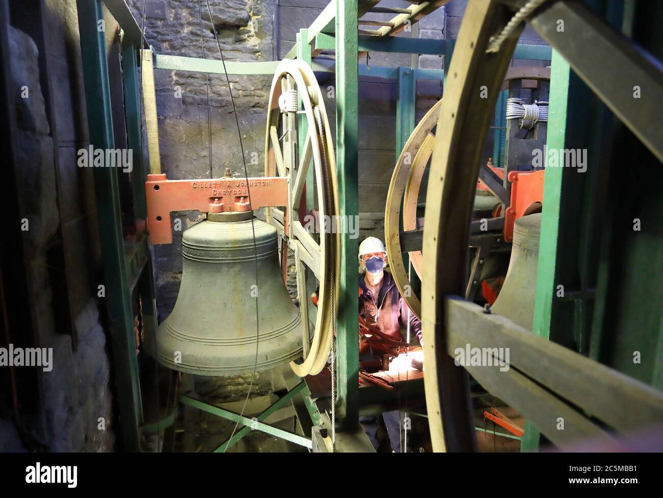 Day one hundred and two of lockdown and these bell ringers are checking ...