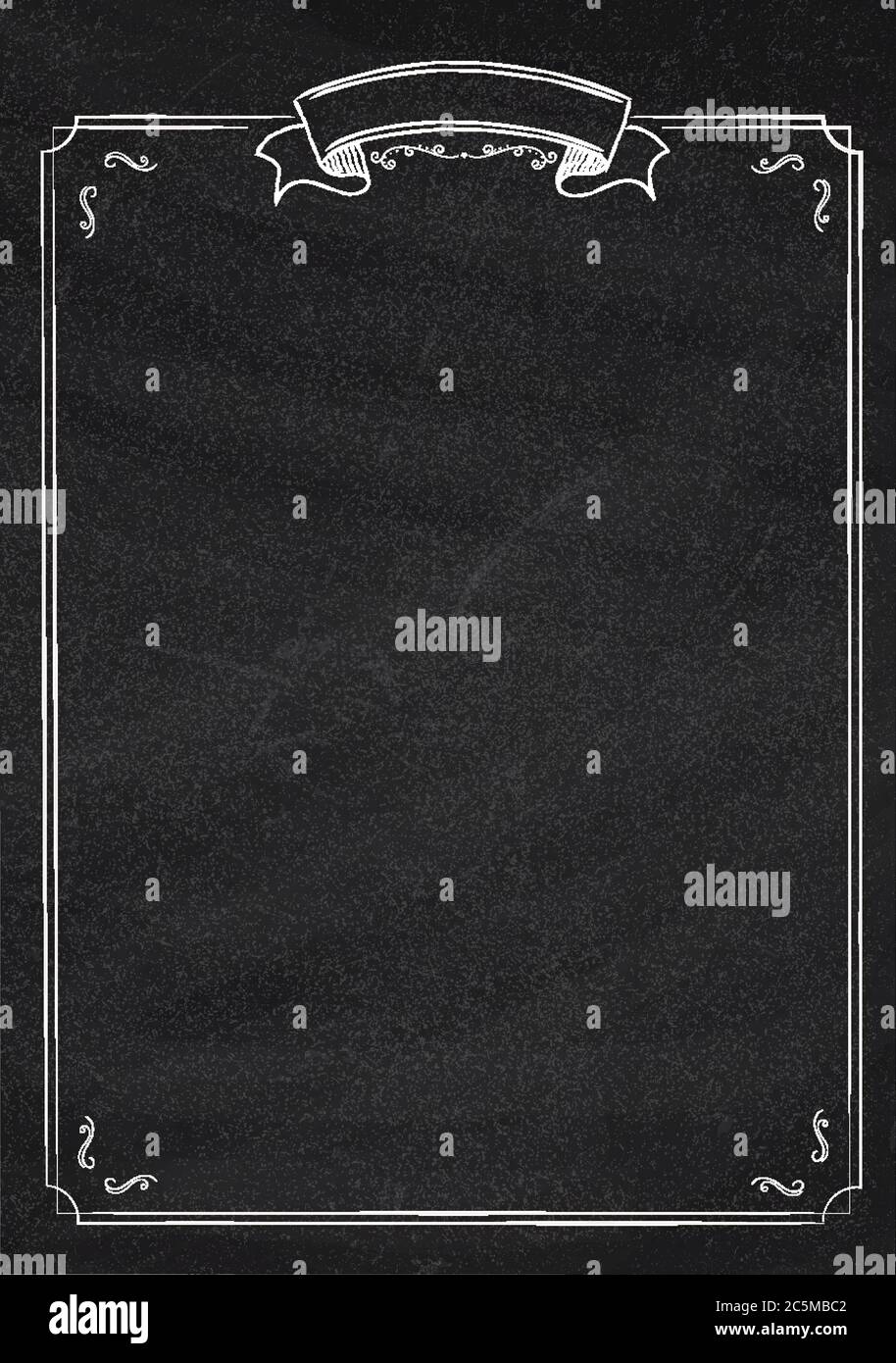 Blackboard Menu Background