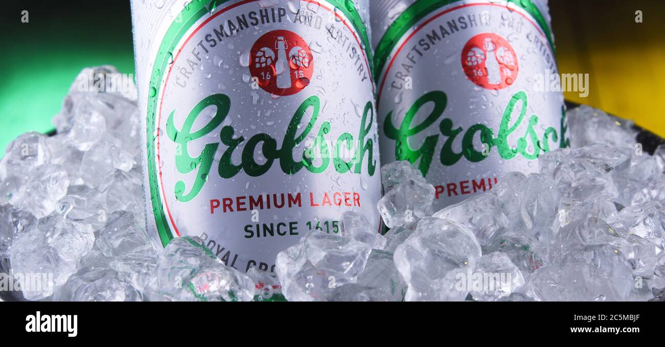 Grolsch premium lager beer can hi-res stock photography and images - Alamy